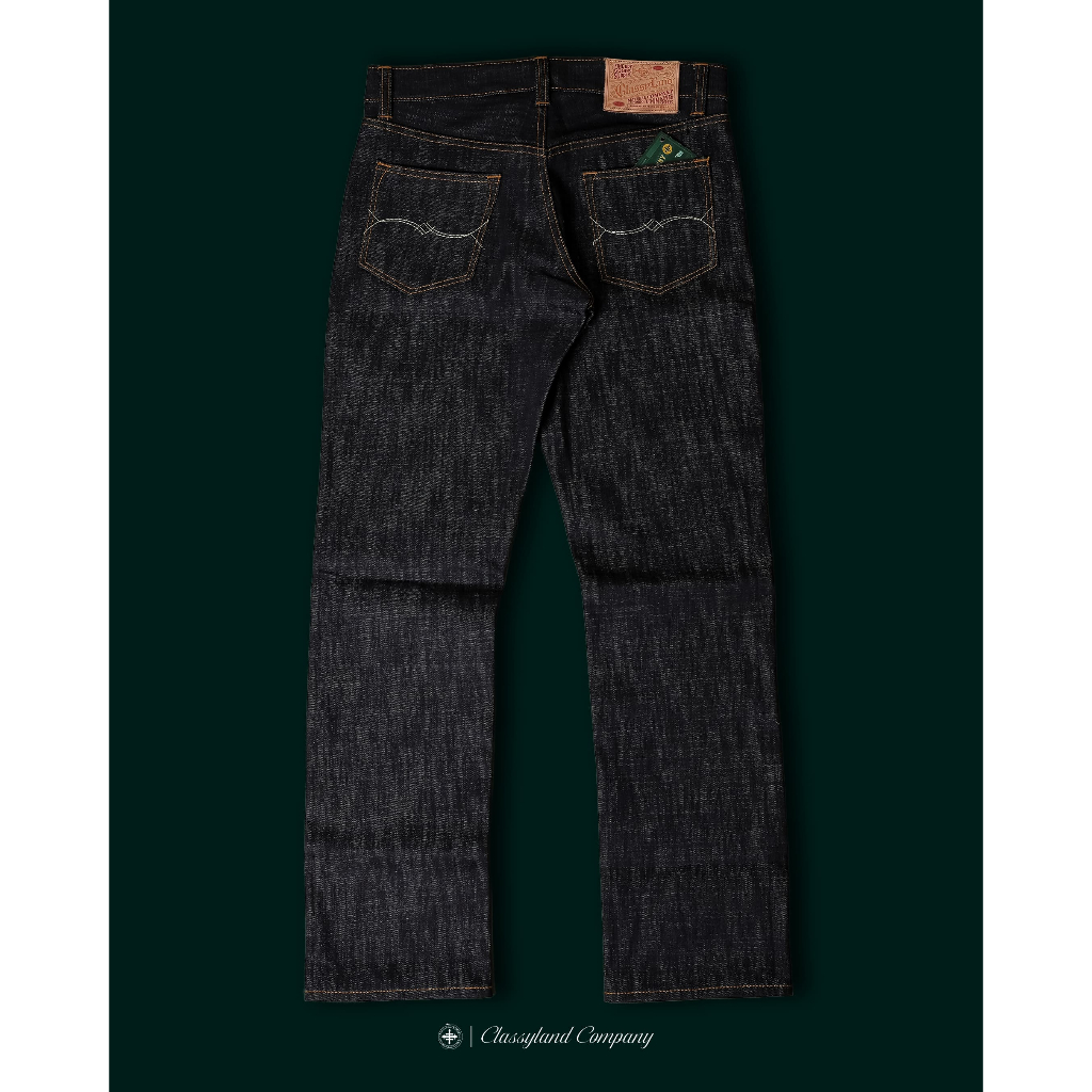 Jual Classyland Company - Cross Slub - Raw Denim 14oz Sanforized Non ...