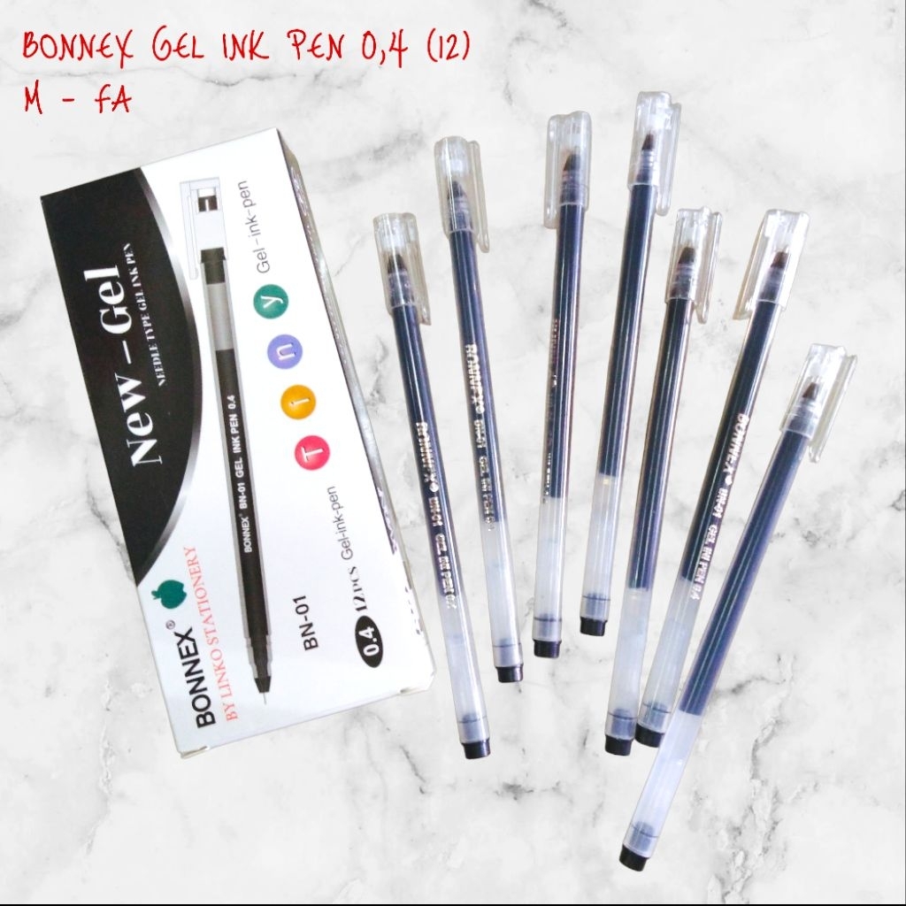 Jual JUAL 1 PACK isi 12 / BOLPOIN CAIR / BOLPOIN BONNEX / PEN 0,4 ...