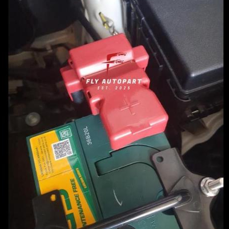 Jual Cover Kepala aki Positif Tutup Sekring Aki Merah Mitsubishi All ...