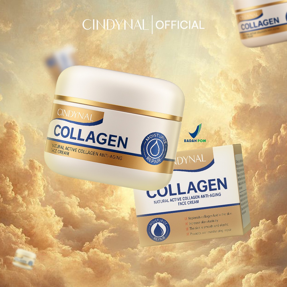 Jual CINDYNAL Collagen Day & Night Cream 100g – Krim Kolagen untuk ...