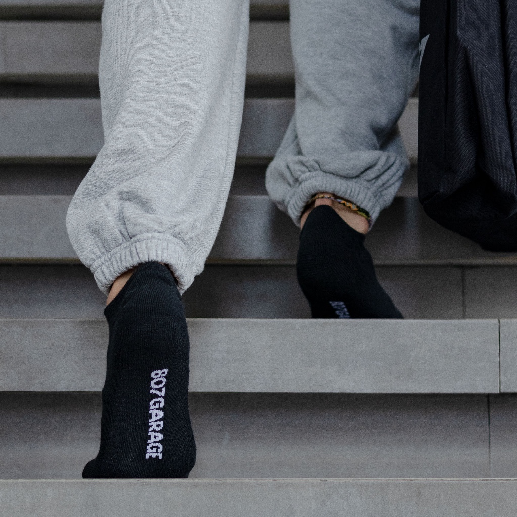 Jual 807GARAGE / 807 IDENTITY Hidden Socks Black White | Shopee Indonesia