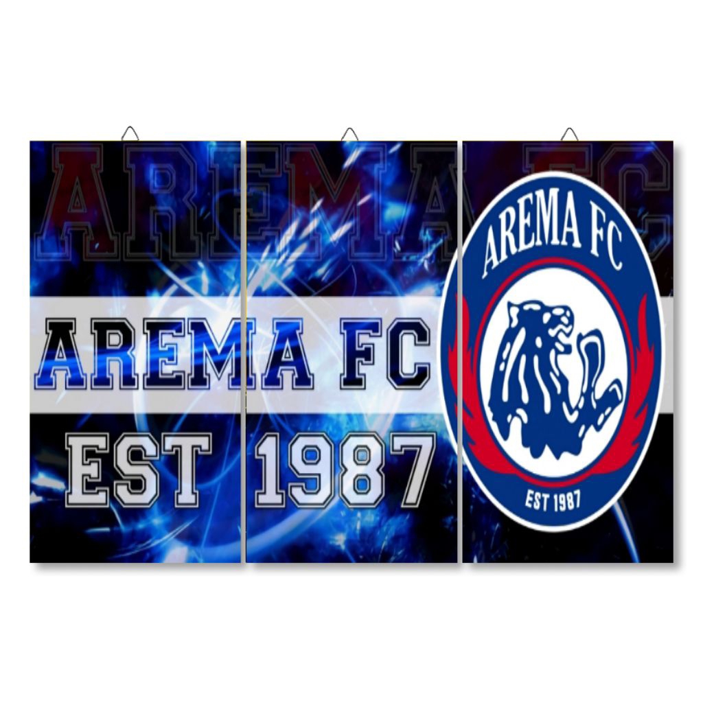Jual Poster Bola Arema FC 3 Panel Minimalis – Hiasan Dinding Bola Arema ...