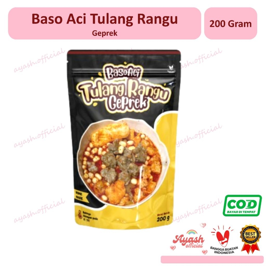 Jual CIRANGU Baso Aci TULANG RANGU GEPREK Ekstra pedas nikmat | Shopee ...