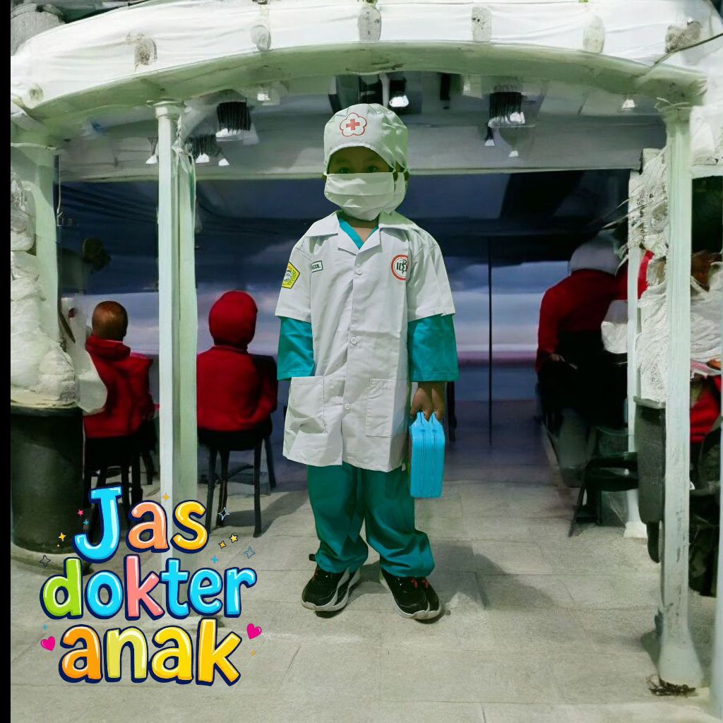Jual BAJU PROFESI JAS DOKTER ANAK, BAJU KARNAFAL JAS DOKTER ANAK ...