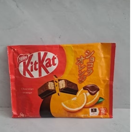Jual KIT KAT CHOCO ORANGE 9 PIECES KITKAT | Shopee Indonesia