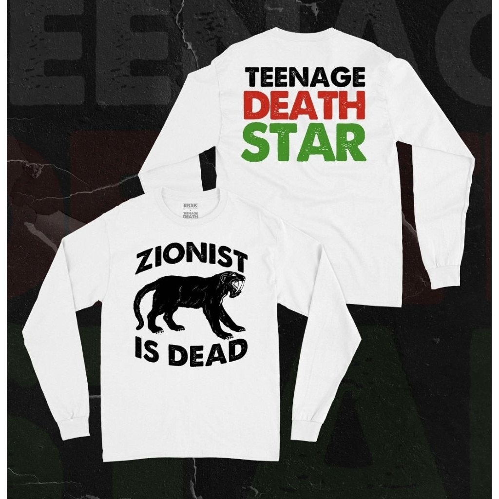 Jual BRSK x Teenage Death Star - Zionist Is Dead Long Sleeve (Gratis ...