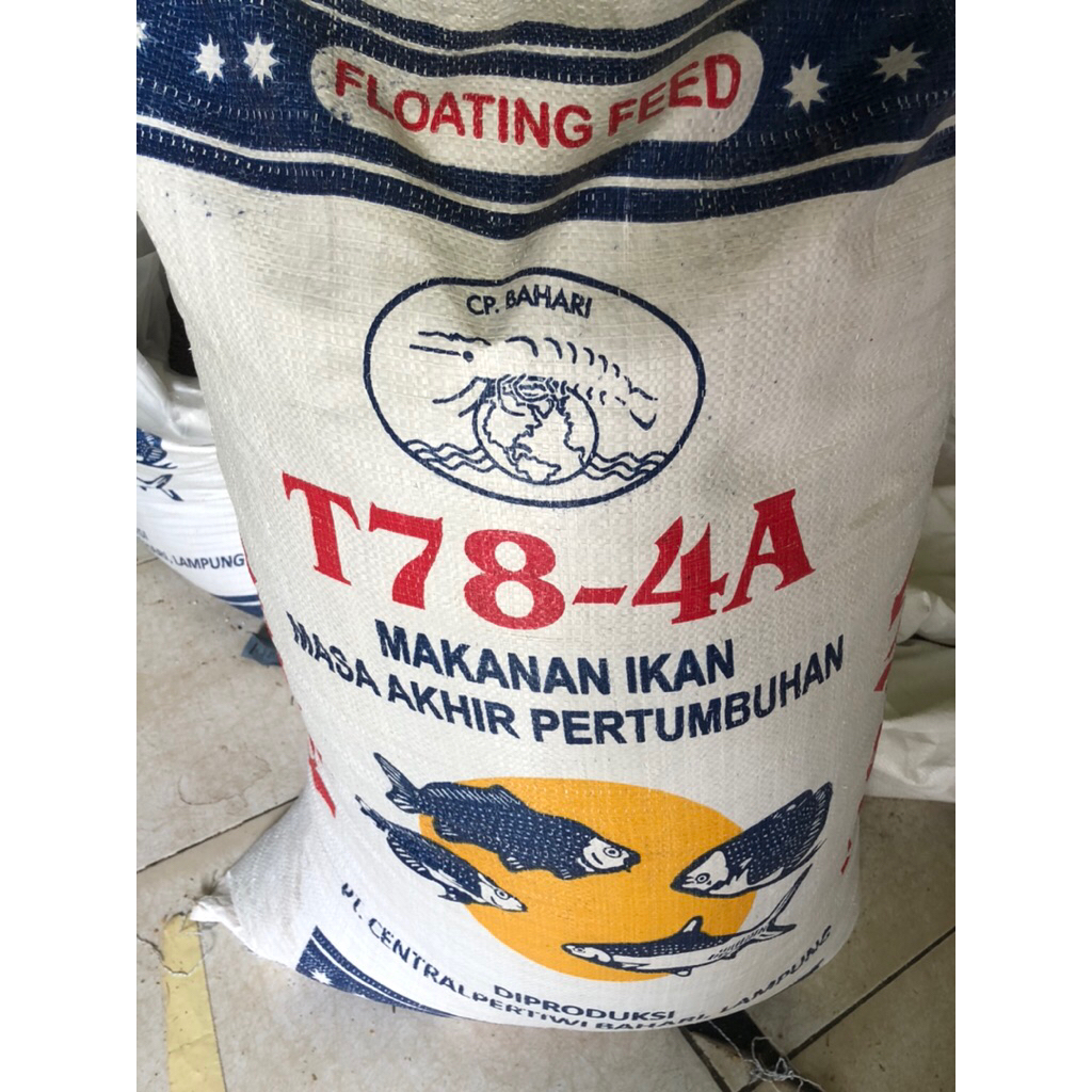 Jual Pakan Pelet Ikan TURBO T78-4a 20kg Gurame,patin,Nila,Mas,Bandeng ...