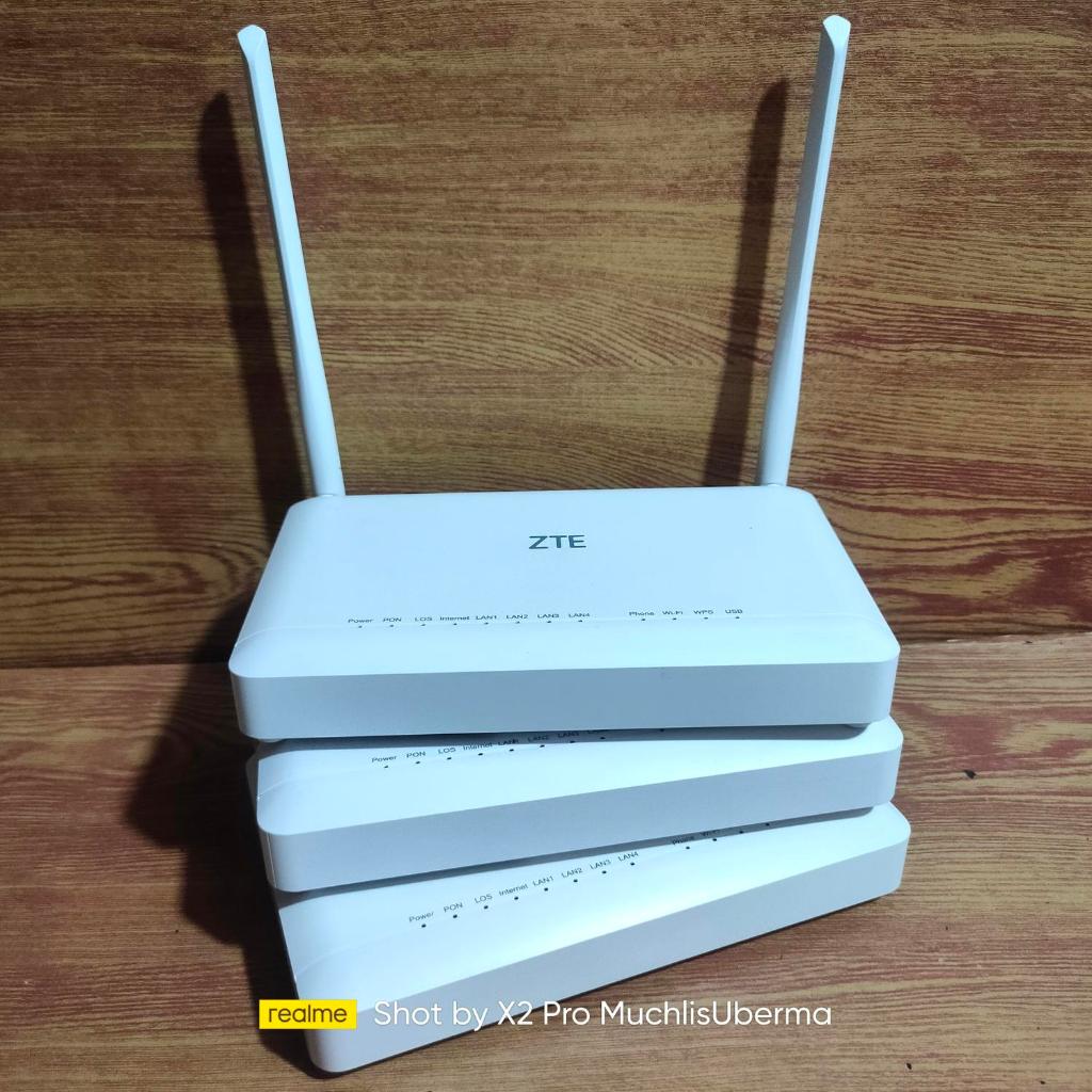 Jual MODEM ROUTER ZTE F670L / F679L TANPA ADAPTOR | Shopee Indonesia