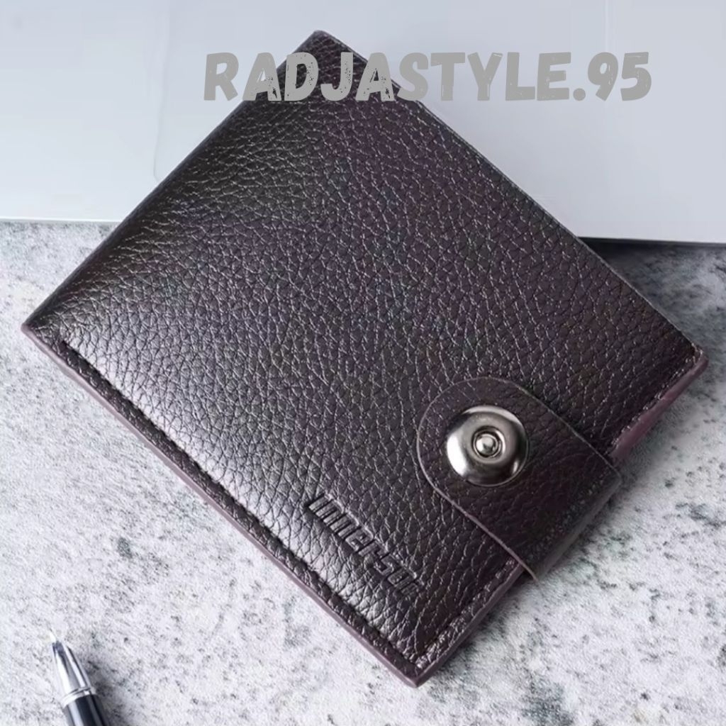 Jual ORIGINAL IMPORT dompet pria kulit pu model kancing kasual mewah ...