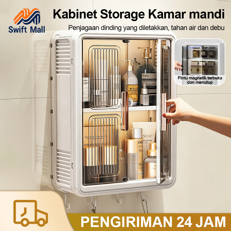 Jual Swift Mall Lemari Plastik Kamar Mandi Dinding Kabinet Kamar Mandi ...