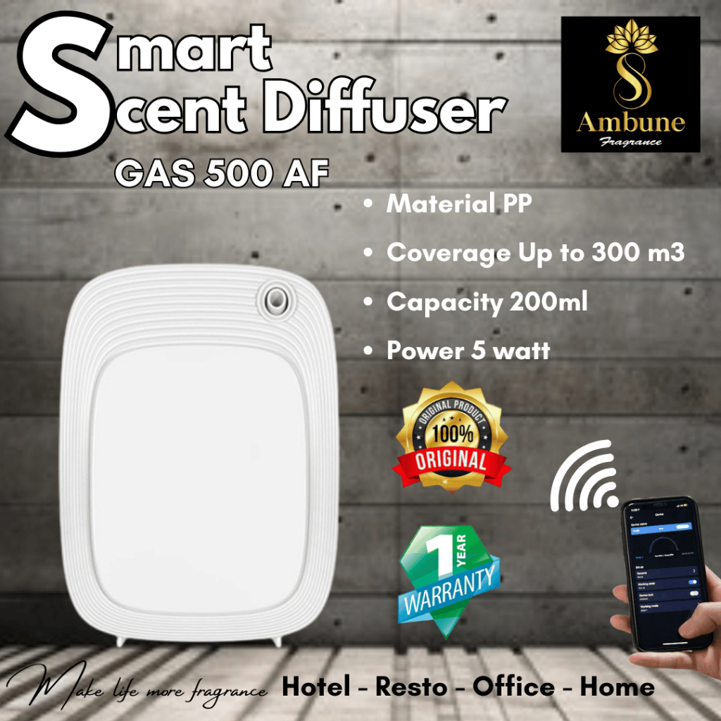 Jual Mesin Scenting Smart Diffuser GAS 500 AF Pengharum Ruangan Ambune ...