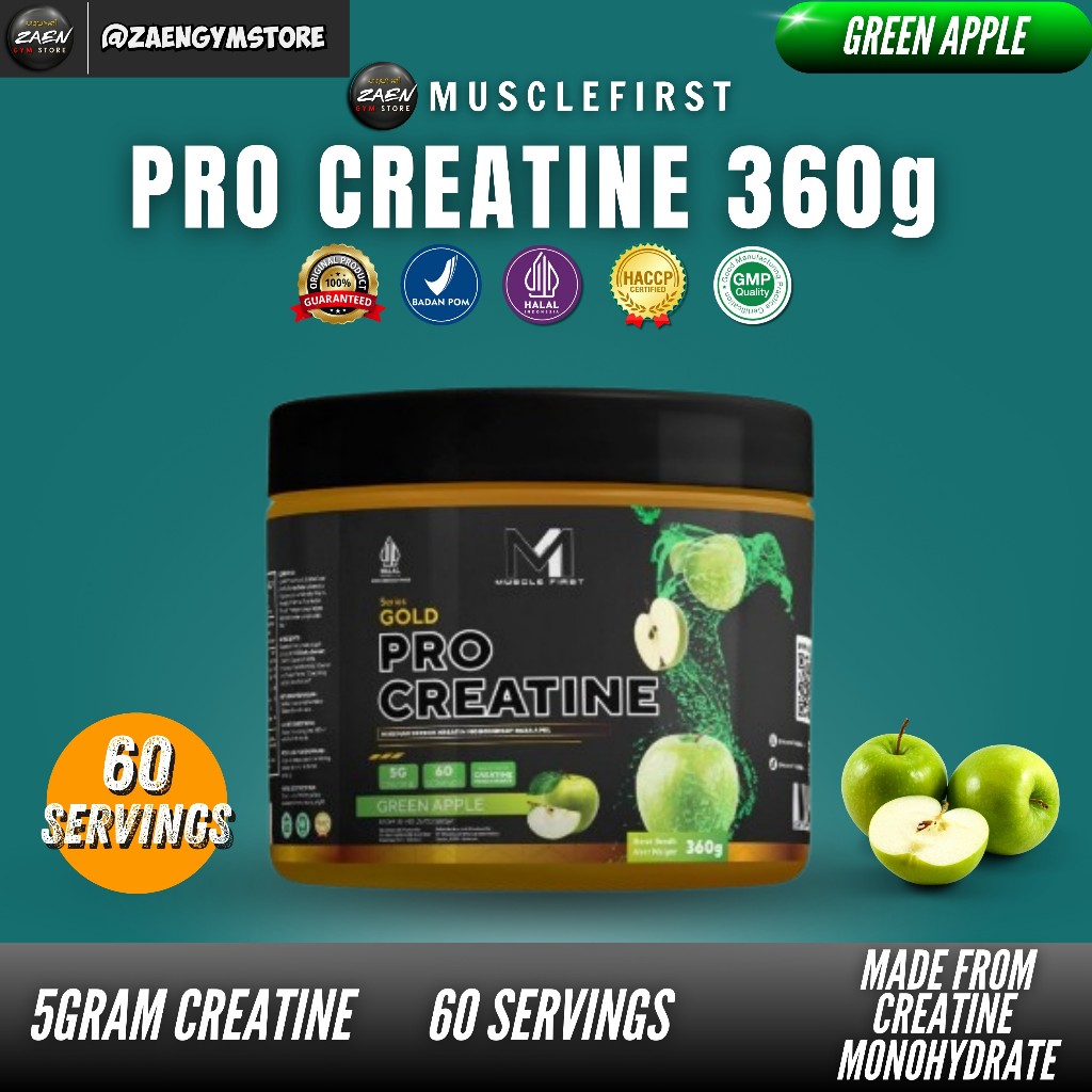 Jual MUSCLE FIRST GOLD SERIES PRO CREATINE 360 GRAM | Shopee Indonesia