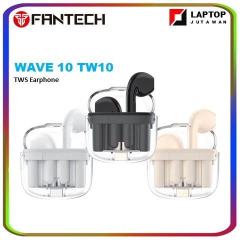Jual FANTECH TW10 WAVE 10 TWS True Wireless Earphone Bluetooth 5.3 ...