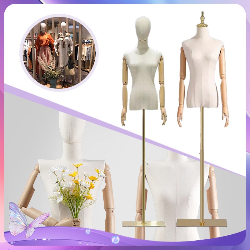 Jual Patung Manekin Badan Wanita /Manekin Tanpa Kepala Patung Setengah ...