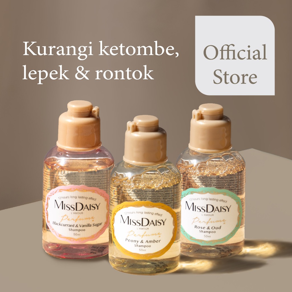 Jual MISS DAISY | Shampoo 50ml | Shampoo Peony & Amber | Rose & Oud ...