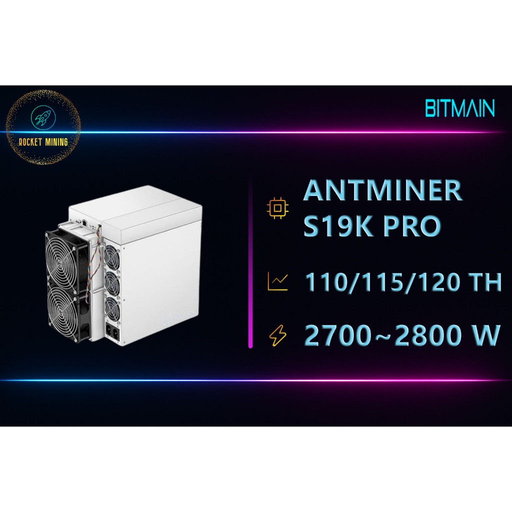 Jual Bitmain Antminer S19K PRO - 110-115-120 TH - Bitcoin Miner ...