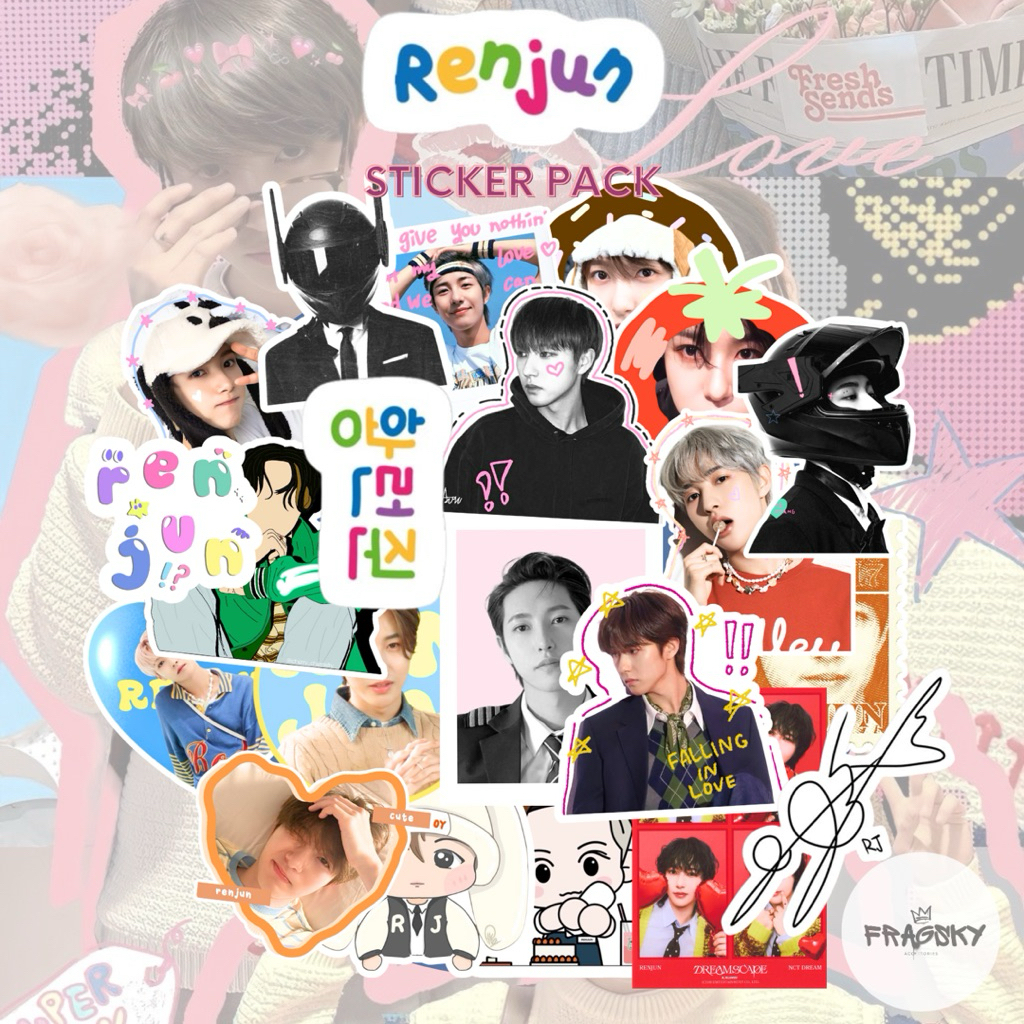 Jual Fragsky - [20-25 Pcs] Sticker Spesial Series HUANG RENJUN NCT ...