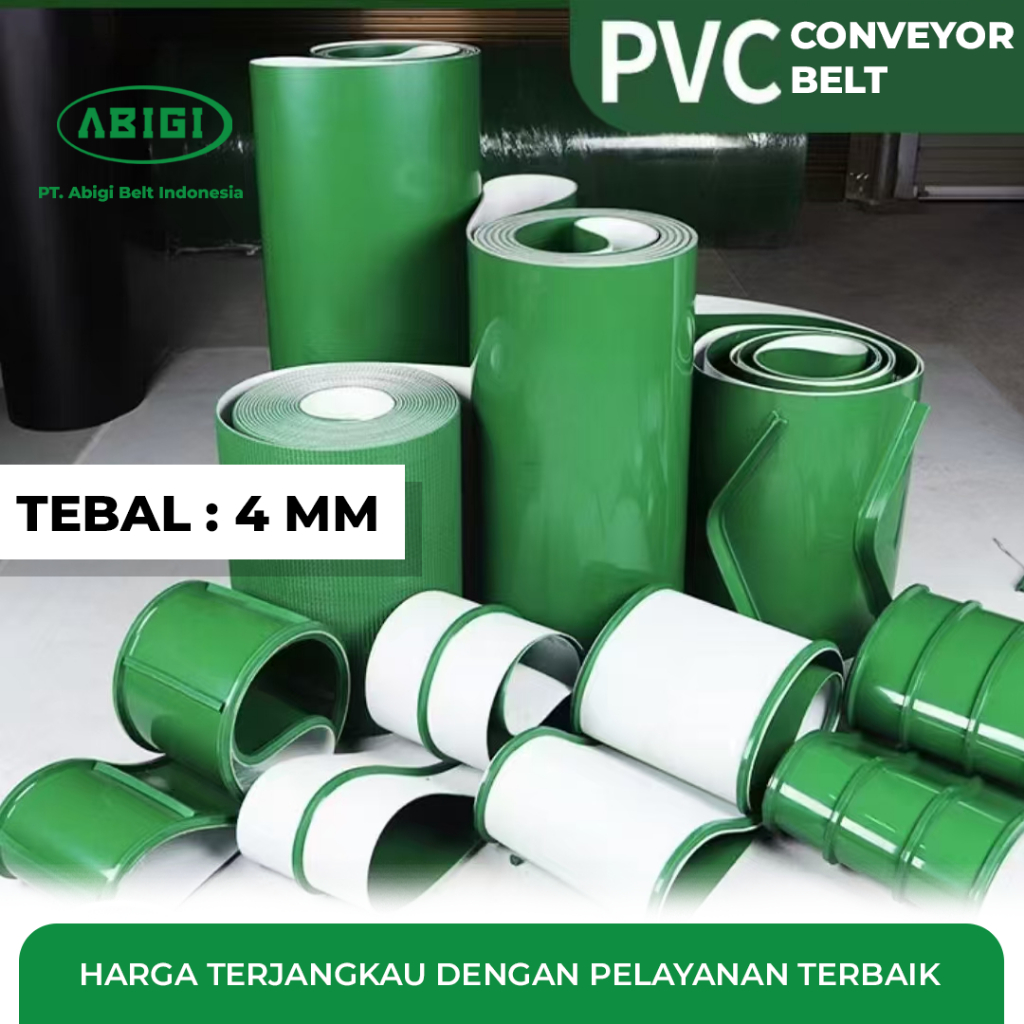 Jual Conveyor Belt PVC Hijau Fabric 24000mm*350mm*4mm | Shopee Indonesia