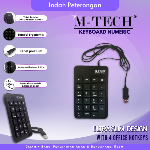 Jual KEYBOARD ANGKA/NUMERIC WIRED KEYBOARD/KEYBOARD NUMERIC | Shopee ...