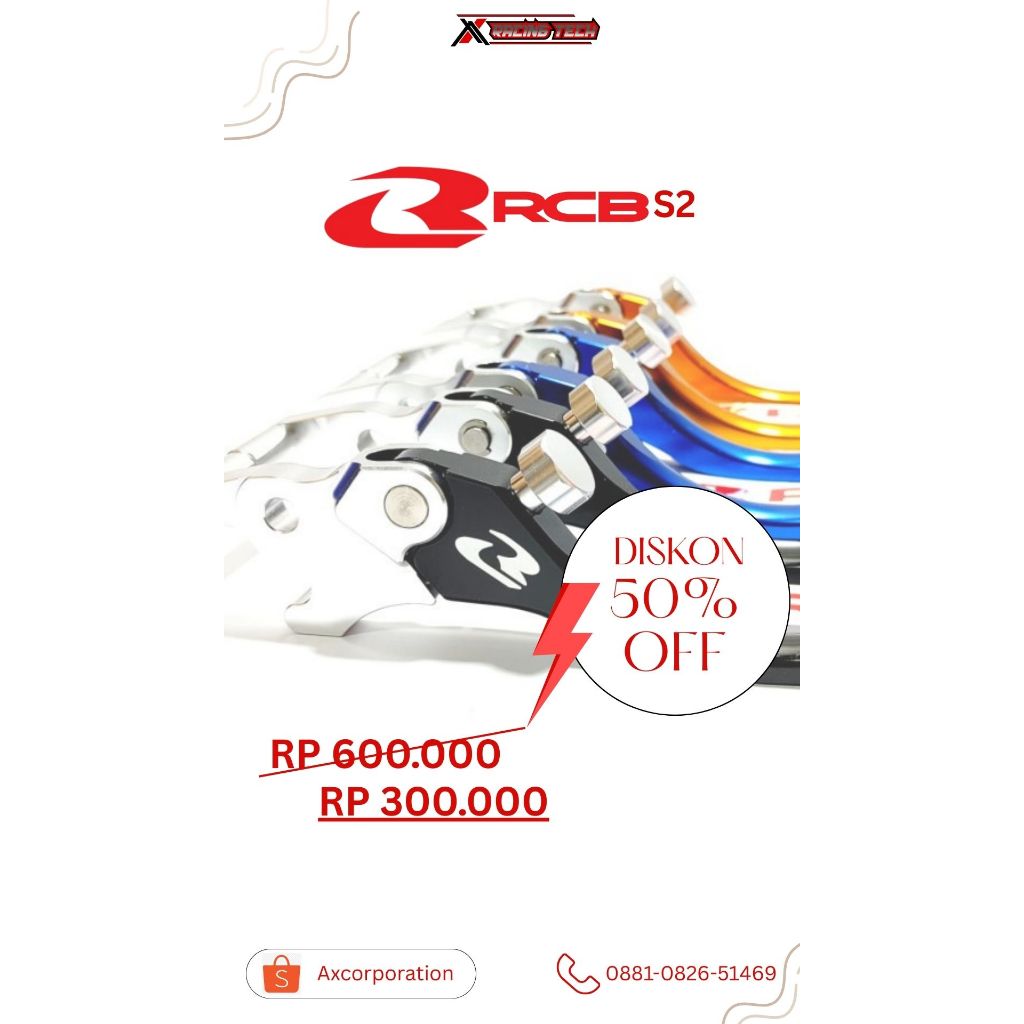 Jual HARGA PROMO!! Handle rem set RCB S2 silver | Shopee Indonesia