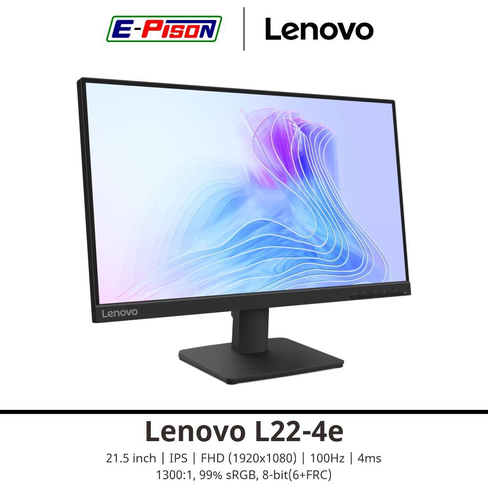 Jual Lenovo L22-4e Monitor LED 22 inch IPS Full HD 99% sRGB 100Hz ...