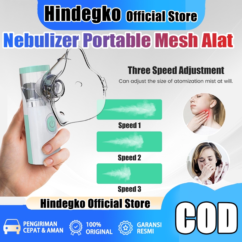 Jual Hindegko Nebulizer W303 Portable Alat Uap Bayi Batuk Pilek Inhaler ...