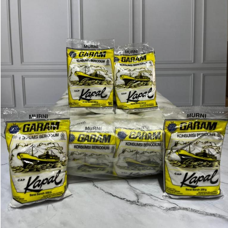 Jual Garam Halus Cap Kapal ball (40 x 250gr)Expired 09thn2030 | Shopee ...
