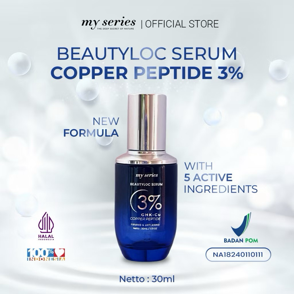 Jual [ READY STOCK] SERUM COPPER PEPTIDE 3% MY SERIES | Shopee Indonesia