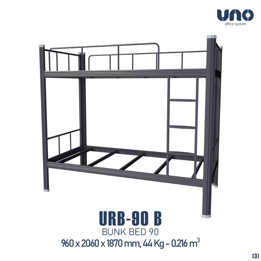 Jual Metal bunk bed Uno URB 90 B ranjang besi tingkat ranjang susun ...