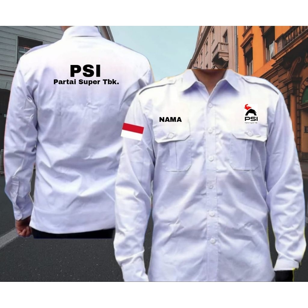 Jual Kemeja psi baju psi seragam psi kemeja partai psi baju partai psi ...