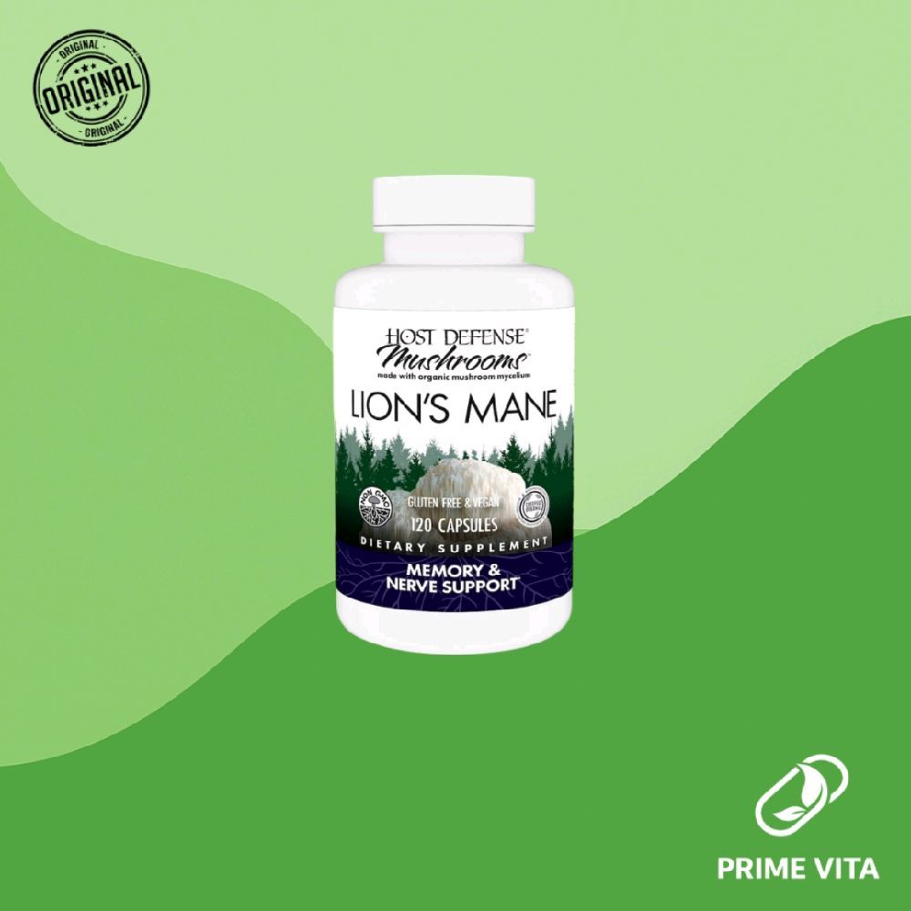 Jual Fungi Perfecti Host Defense Mushrooms Lion's Mane Memory Nerve ...