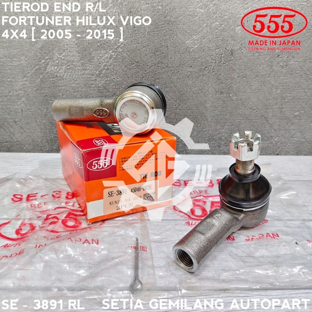 Jual TIE ROD END FORTUNER 2005-2015 HILUX VIGO DOUBLE CABIN 2008-2015 ...