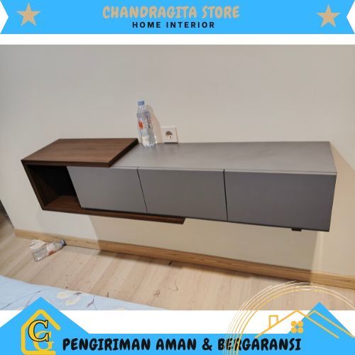 Jual Rak TV gantung modern premium HPL TACO #HPL #Softclose | Shopee ...