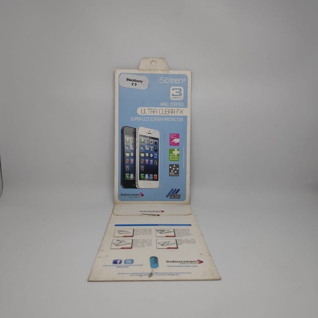 Jual Indoscreen ultra clear FX Screen Protector Blackberry Z 3 | Shopee ...