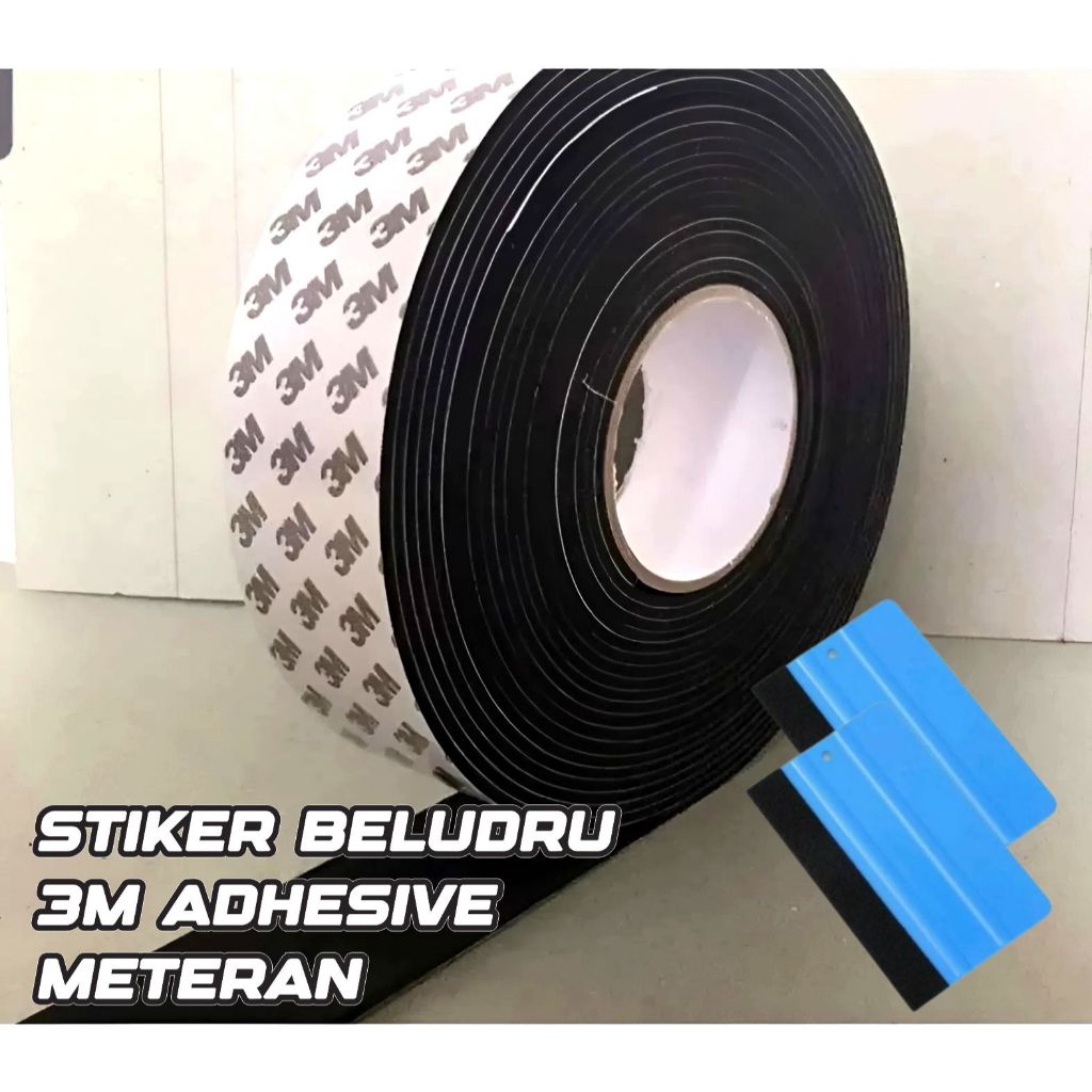 Jual Sticker Bludru / Beludru / Felt 3M untuk Pelapis Rakel (Per-meter ...