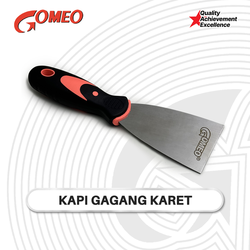 Jual GOMEO Kapi Kape Kerokan Cat Gagang Karet Scraper 1.5 2 2.5 3 4 ...