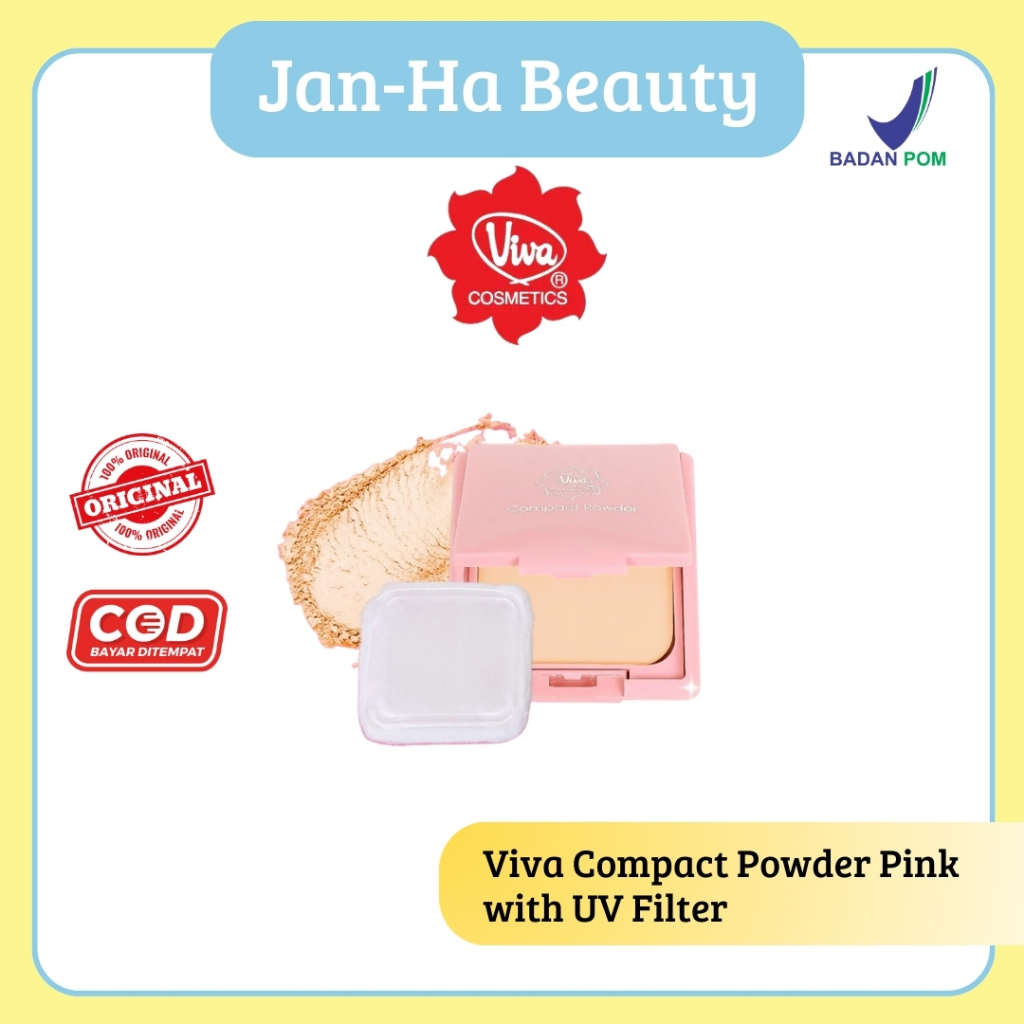 Jual Viva Compact Powder PINK - Tersedia 3 Shades dengan Formulasi UV ...
