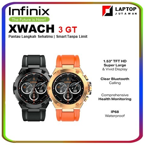 Jual Infinix Smart Watch XW3GT XWATCH 3 GT Gold dan Grey | Shopee Indonesia