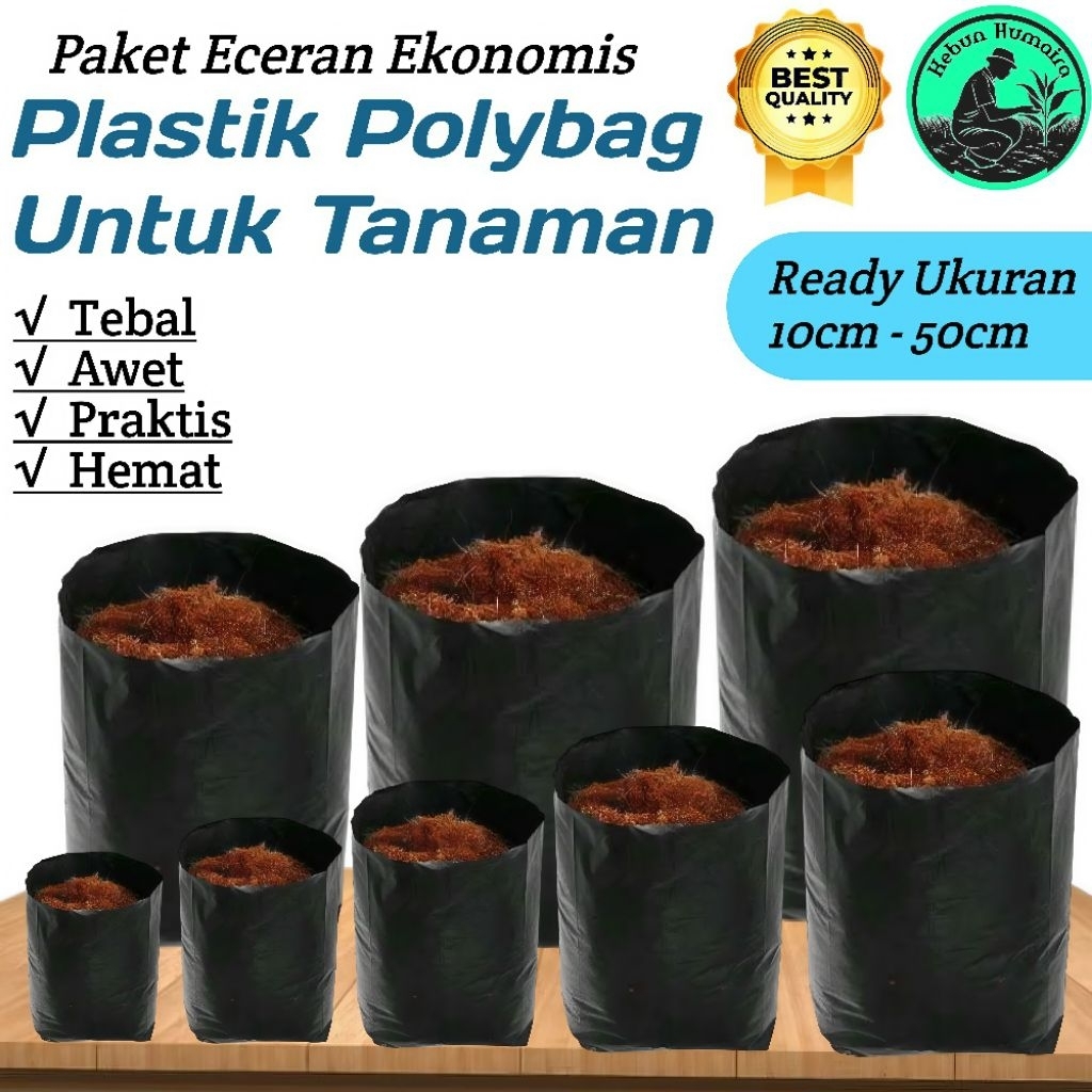 Jual Paket Polybag All Varian Ukuran Kecil Sedang Dan Besar Untuk Semai ...
