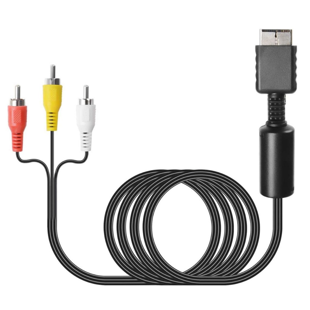 Jual Kabel AV RCA 3 in 1 Audio Video Cable Playstation PS1 PS2 PS3 ...