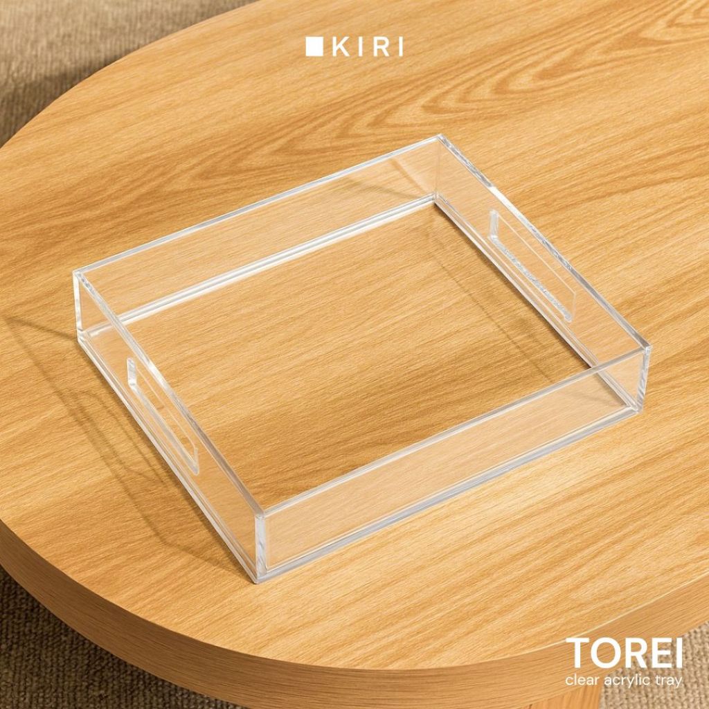 Jual Nampan Akrilik Bening | Tray Serving Makanan Cafe | Baki Seserahan ...