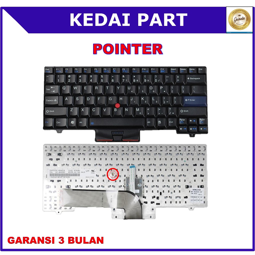 Jual Keyboard Lenovo Thinkpad SL410 L410 L412 L420 L510 L512 2875 L520 ...