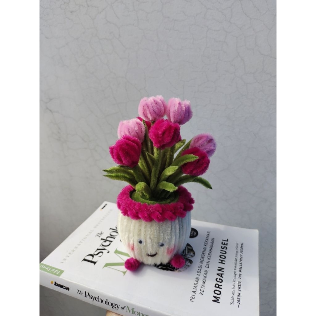 Jual Bunga Tulip Mini Pipe Cleaner / Bunga Tulip Kawat Bulu / Hiasan ...