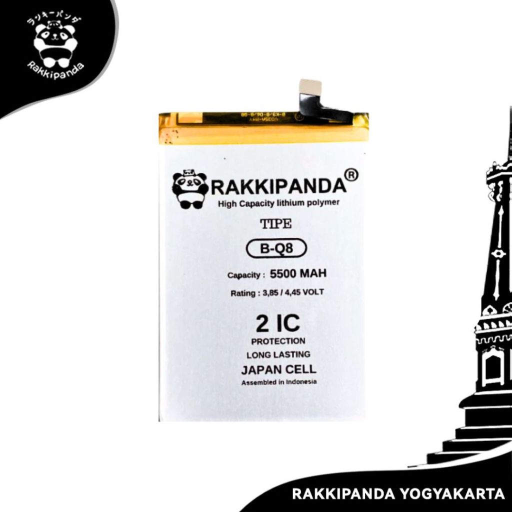 Jual Baterai RakkiPanda Battery B-Q8 Vivo Y31 ( 2020 ) / Y51 ( 2020 ...