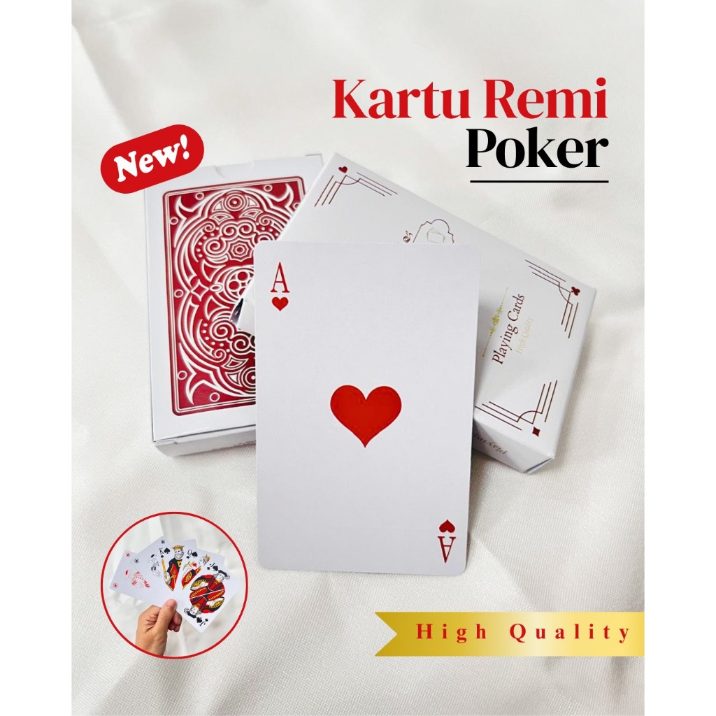 Jual Kartu Remi / Bridge Playing Card Poker Premium - Waterproof ...