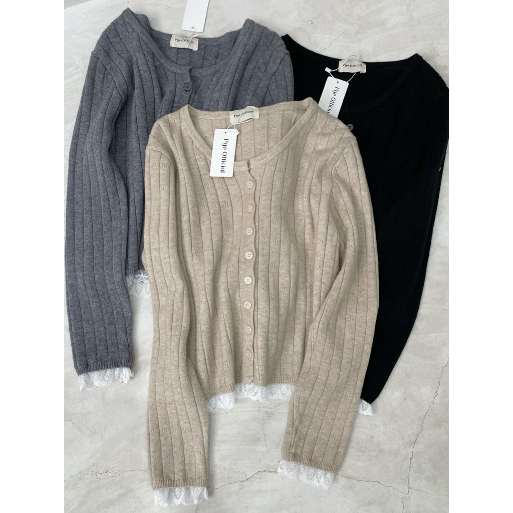 Jual CIMA CARDY | PGE OFFICIAL | Atasan Lengan Panjang | Atasan Wanita | Knit Cardy | Basic ...