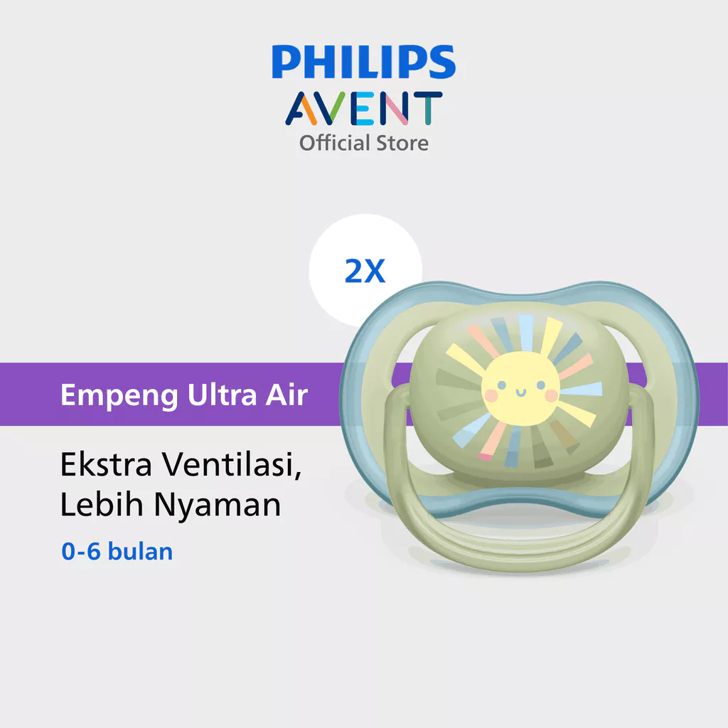 Jual Philips Avent | Empeng Bayi / Soother Bayi | Ultra Air | Empeng ...