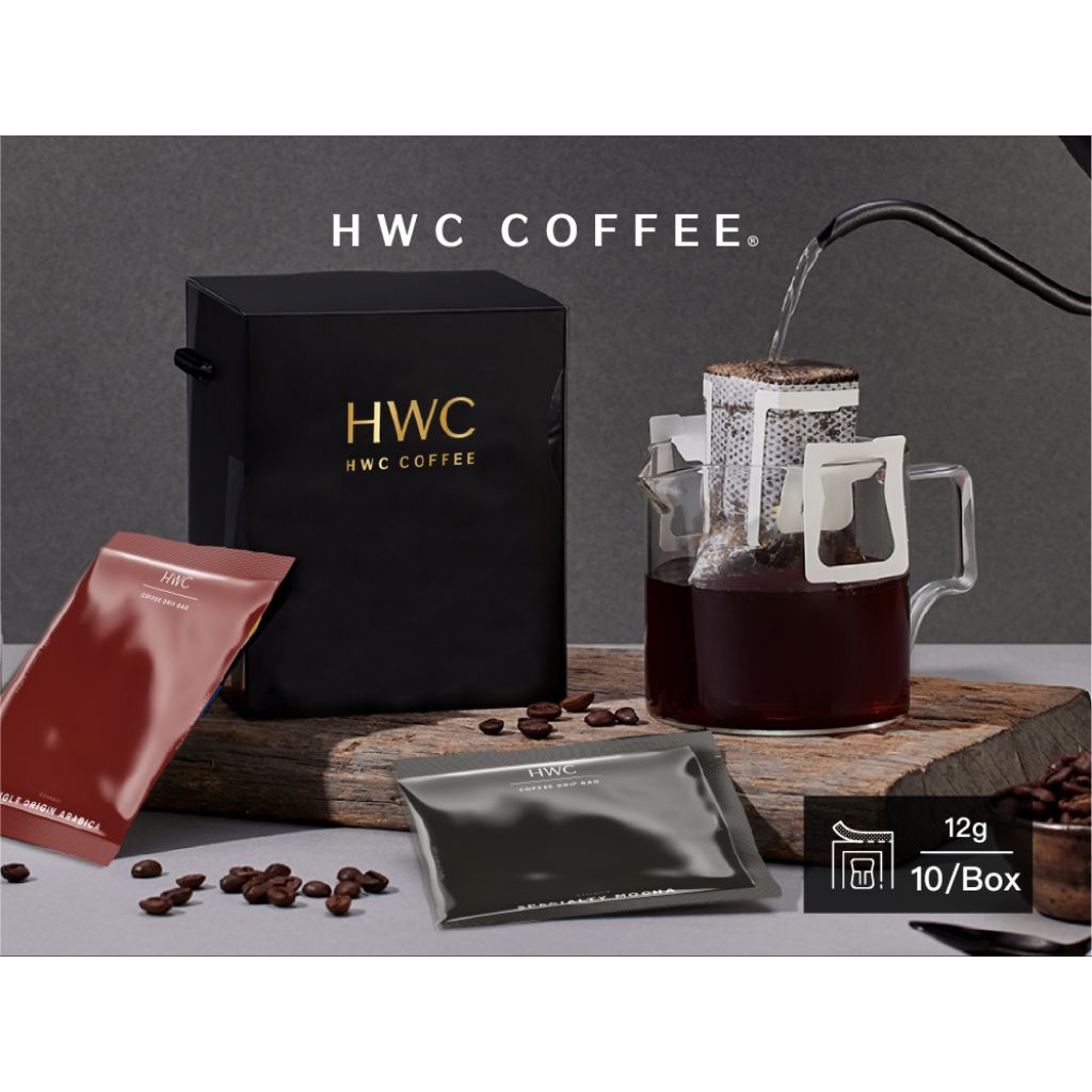 Jual HWC Classic Drip Bag Coffee Mix Rasa Original Kopi Drip Seduh ...