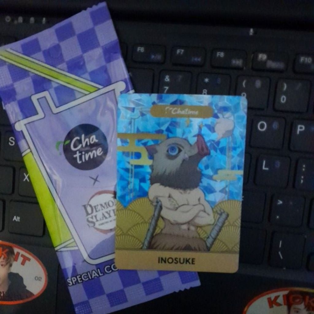 Jual Official chatime x Demon slayer Inosuke card | Shopee Indonesia
