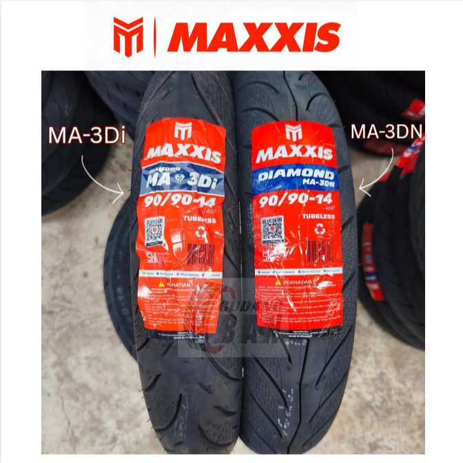 Jual (CEK VARIAN MA 3Di / 3DN ) 90 90 14 atau paketan MAXXIS DIAMOND MA ...